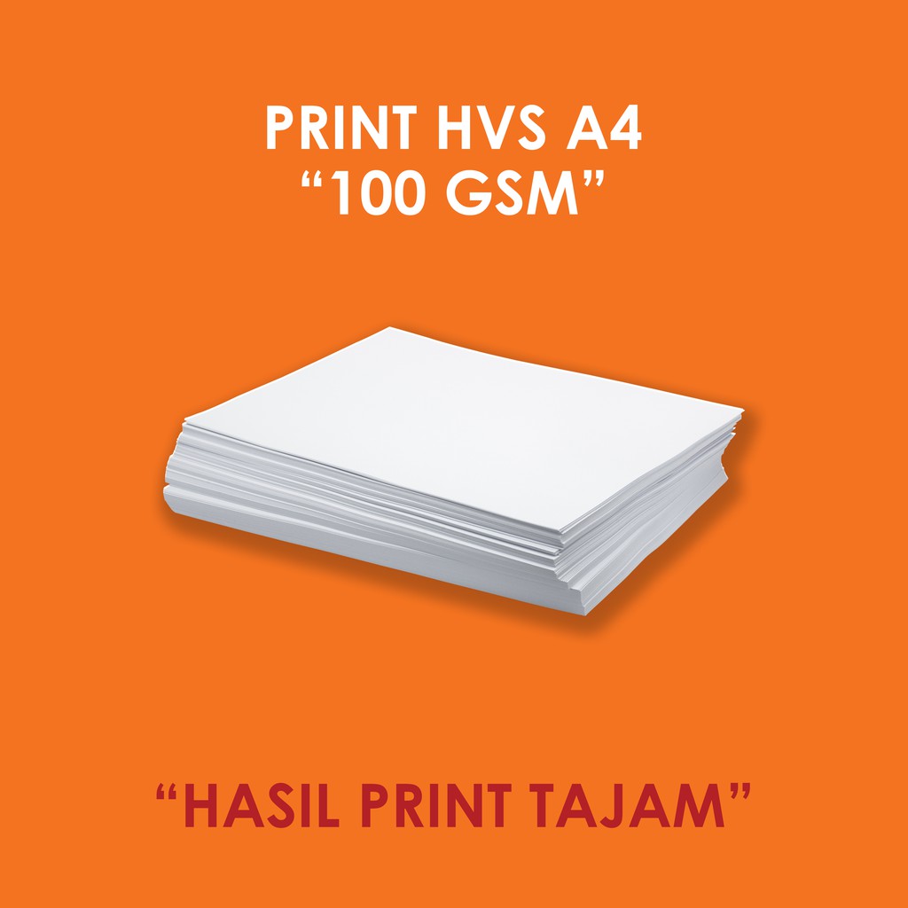Hvs PRINT SERVICES 100 GRAM SIZE A4 "HASIL PRINT SHARP" | Shopee Malaysia