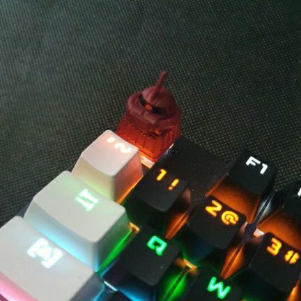Artisan Custom Keycaps Keyboard Gundam Zaku MS-06S Mechanical Switches ...