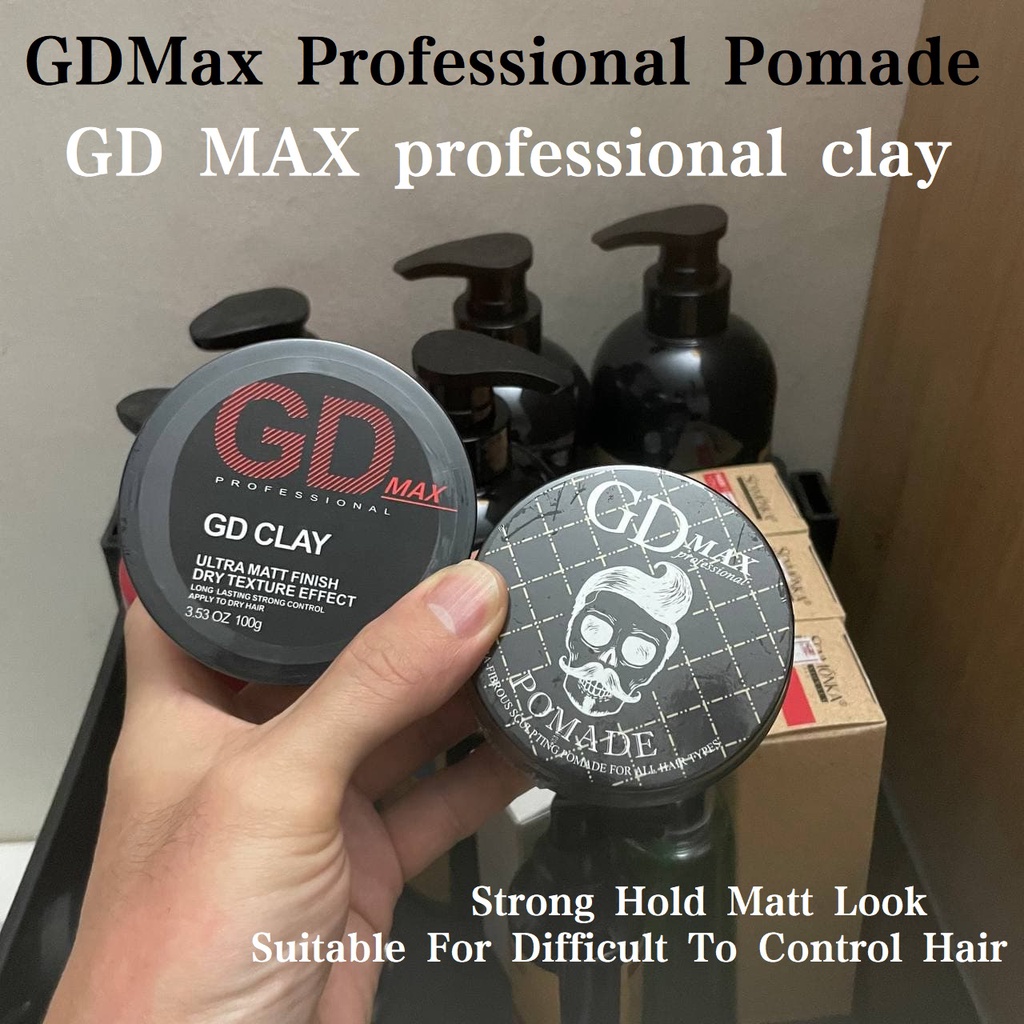 (100g) GD MAX Professional Pomade / GD Max GD Clay / Ultra Matt Finish ...