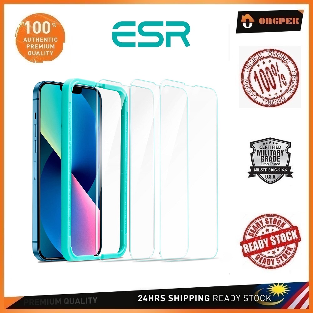 ESR Tempered Glass Screen Protector iPhone 13 12 Pro Mini Max IPHONE13 IPHONE12 Pro Mini Max ...
