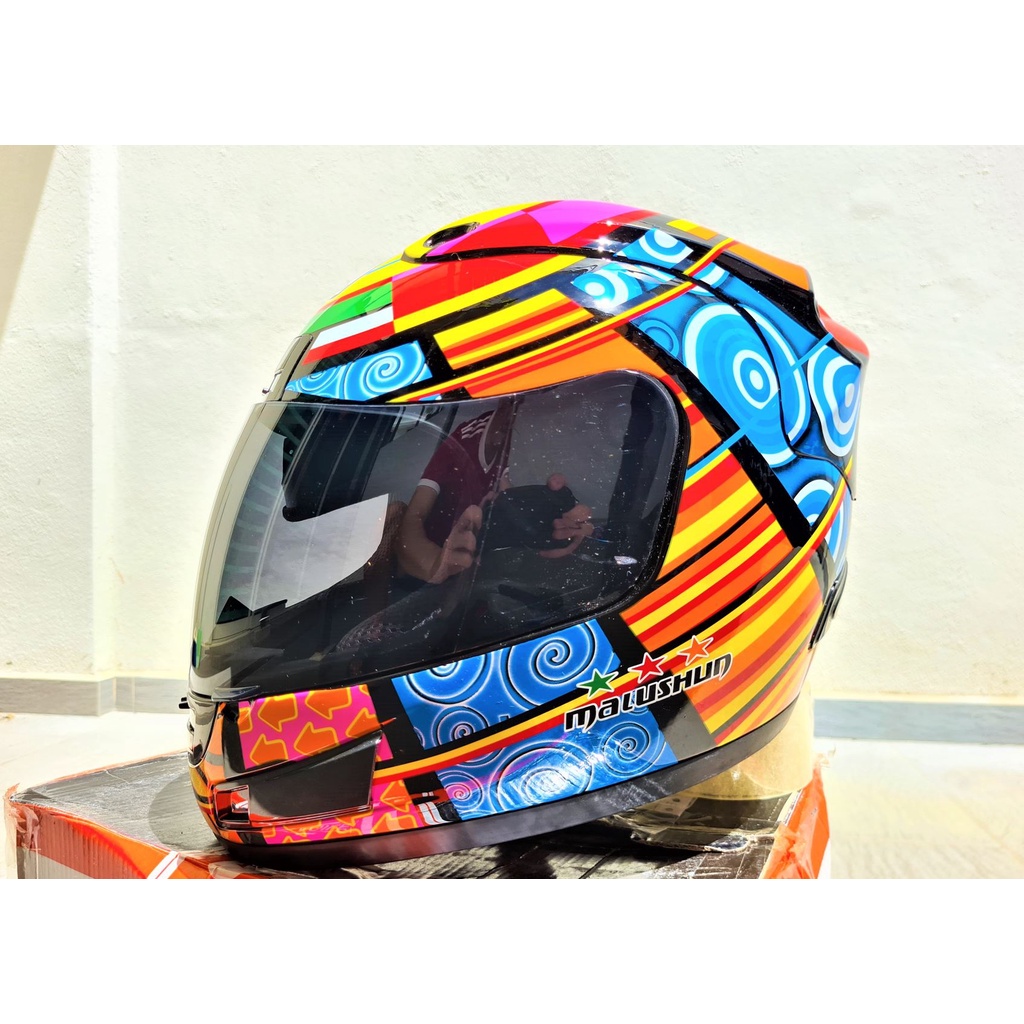 Project VR46 Helmet VR46 helmet rossi helmet | Shopee Malaysia