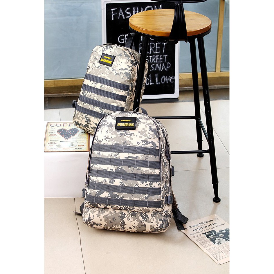 PUBG Level 3 Army Bag Military Tactical Camo Outdoor Sports Backpack ...
