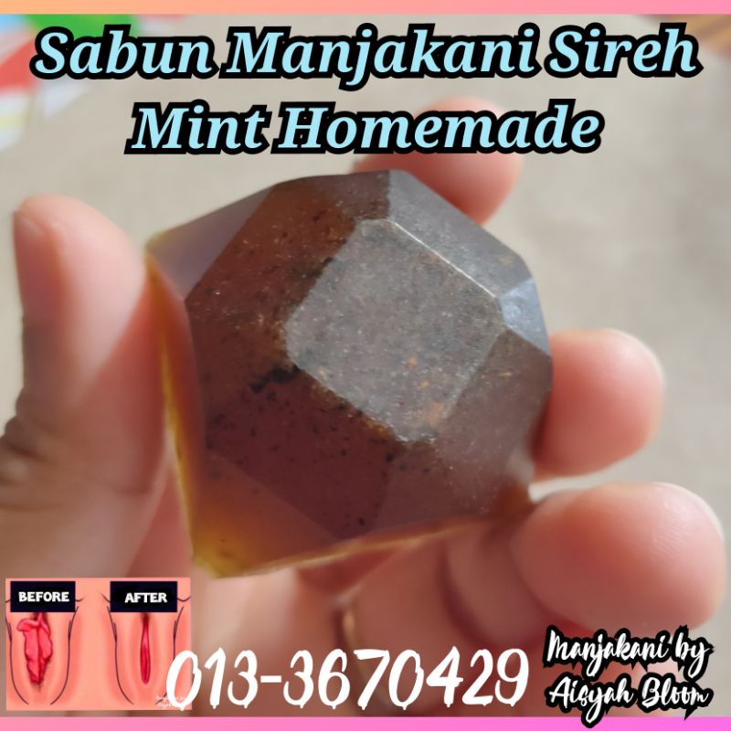 Sabun Manjakani Sireh Mint Homemade / miss V ketat segar / keputihan ...