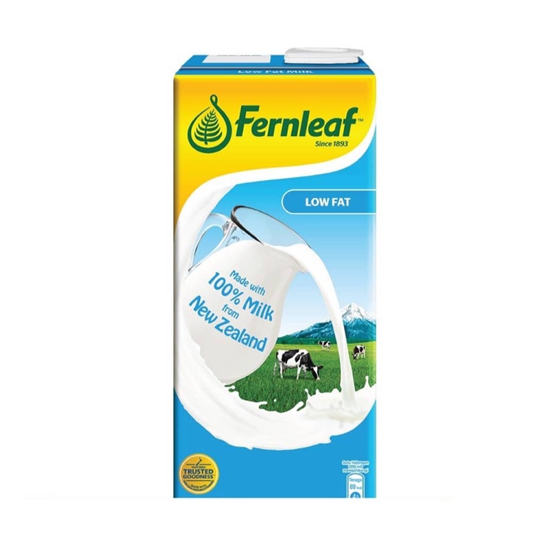 Fernleaf UHT Milk 1L x 12s (LOW FAT/PENUH KRIM/CHOCOLATE) | Shopee Malaysia
