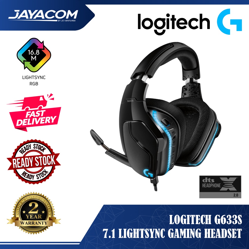 Logitech G633s 7.1 Lightsync Gaming Headset | Shopee Malaysia