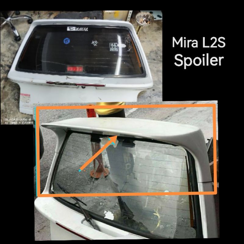 Kancil Mira L2S J mode ( SP172 ) Spoiler Fibreglass Without Paint ...