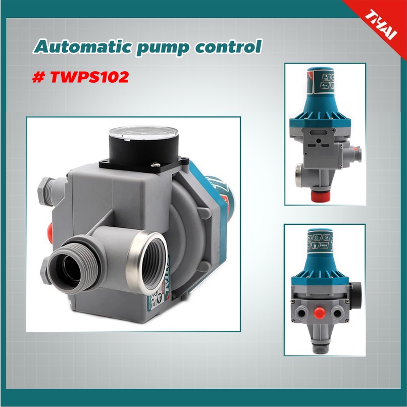 Total Automatic Water Pump Control Switch With Pressure Gauge Model ...