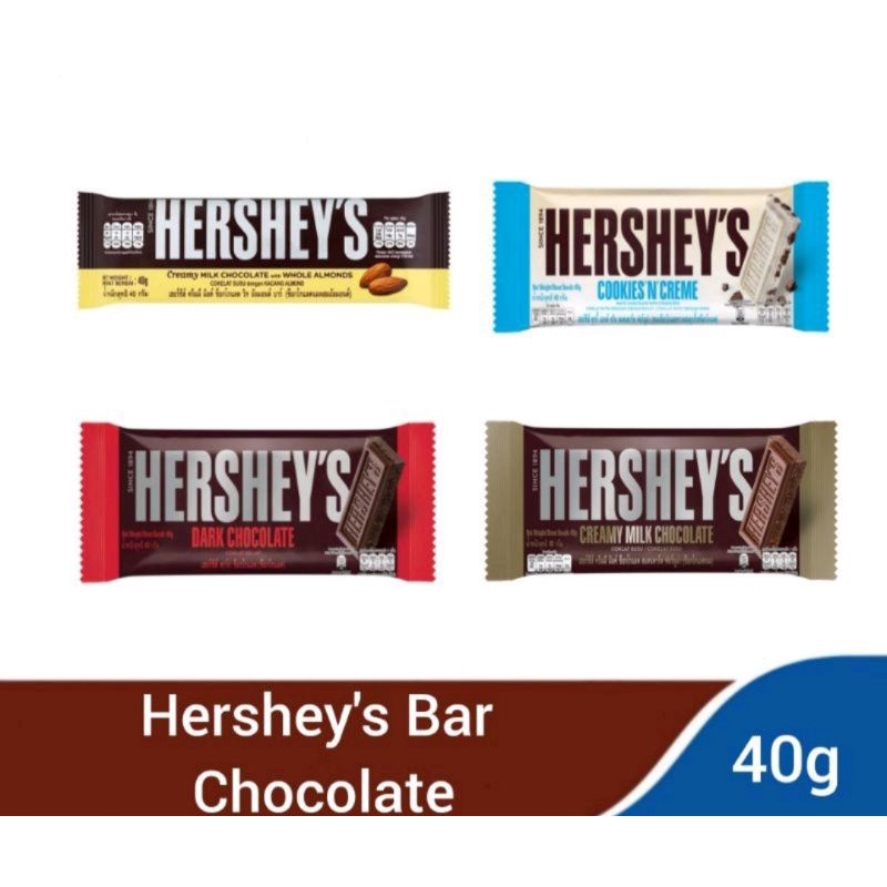 [Ready Stock] Hershey's Bar Chocolate 40g | Shopee Malaysia