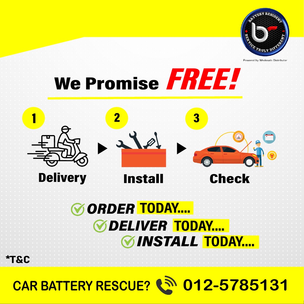 [ Installation Provided ] NS60LS | NS60S ] Motolite Heavy Duty MF | Car battery Bateri Kereta ...