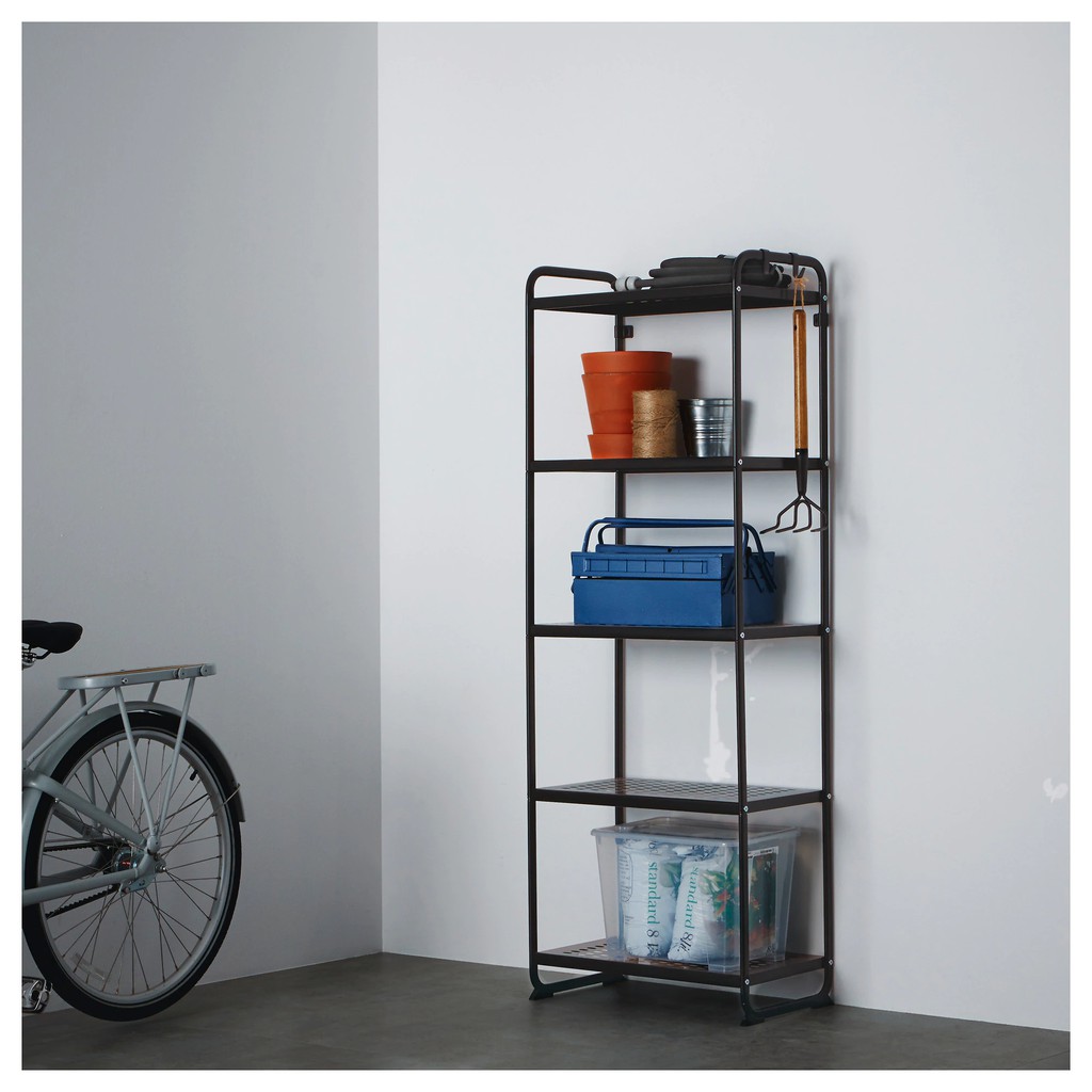 Multipurpose MULIG Shelving Unit, 5 Layer, 58x34x162 cm | Shopee Malaysia