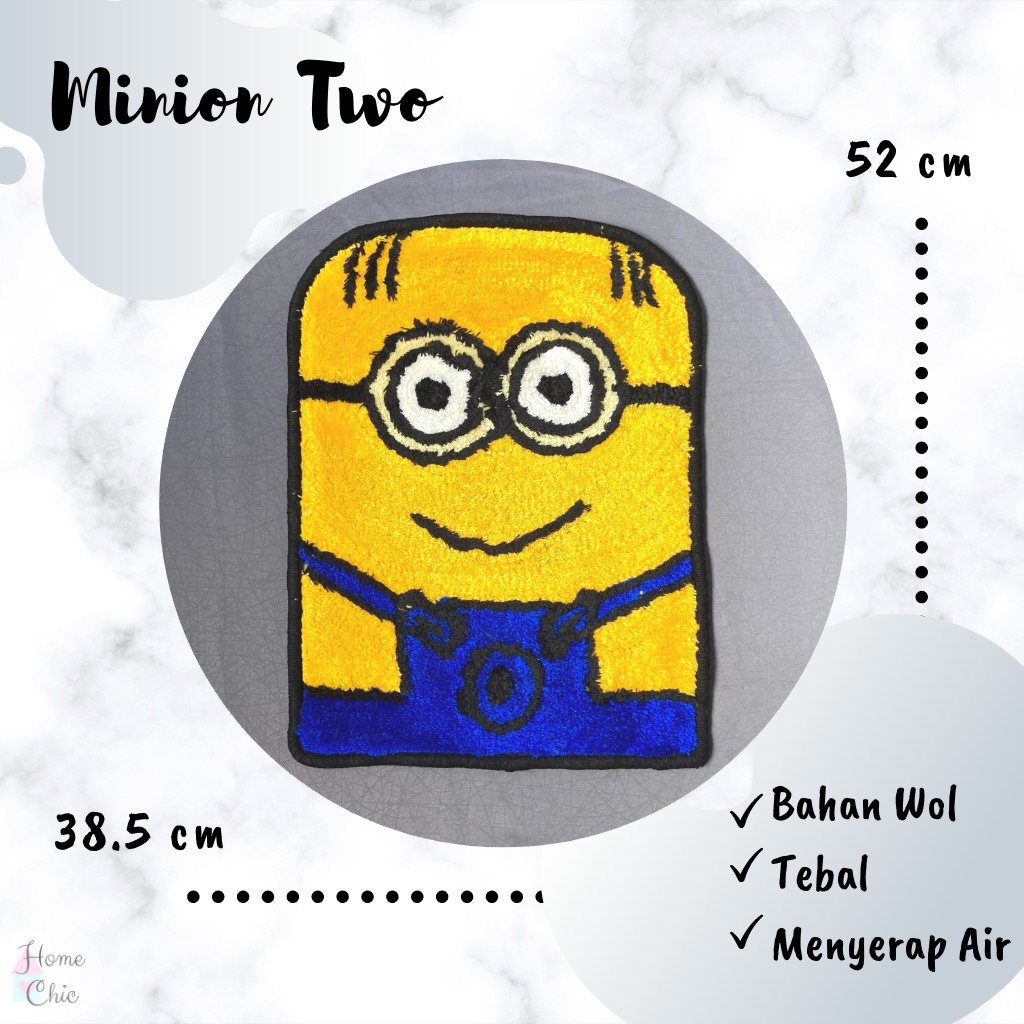Despicable Me Minion Character Foot Mat | Shopee Malaysia