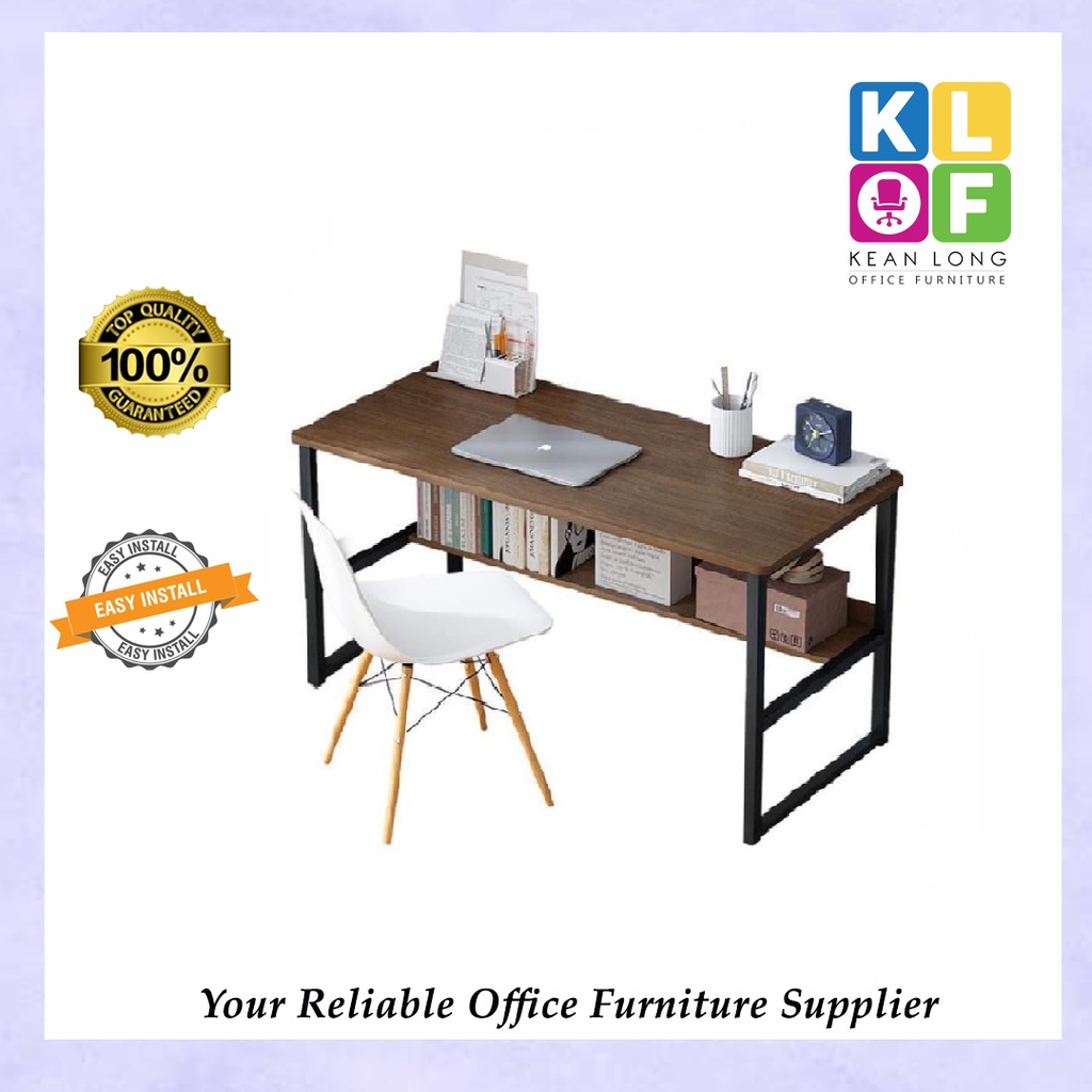 KLOF Meja Belajar / Meja Komputer Dan Shelf / Study Table / Computer ...