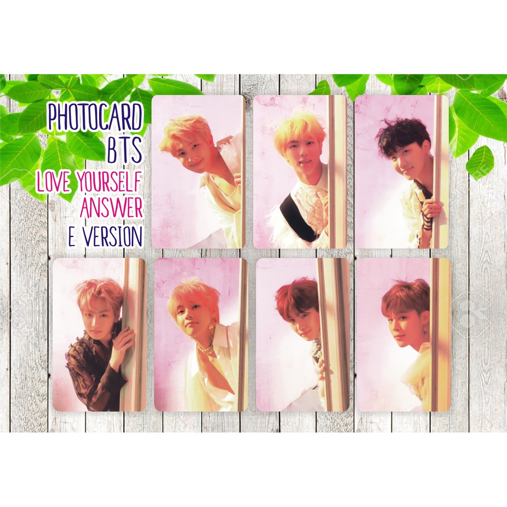 Photocard bts Love yourself answer E Version (replica) | Shopee Malaysia
