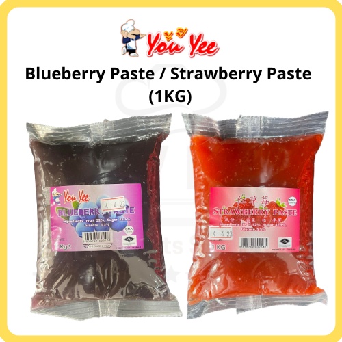 [Daily Bake] YOU YEE Strawberry Paste / Blueberry Paste 1kg | Shopee Malaysia