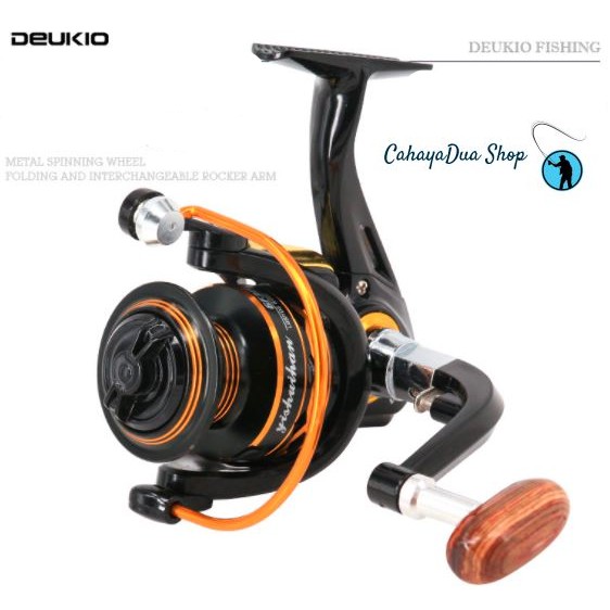 🔥New🔥Deukio GF Series Fishing Reel Full Metal Spinning Wheel Mesin Pancing Murah | Shopee Malaysia