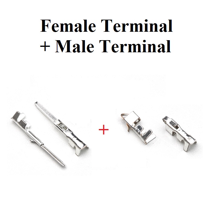 JST SM Terminal Pin Connector (10PCS set) Male / Female Pin - 2.54mm ...