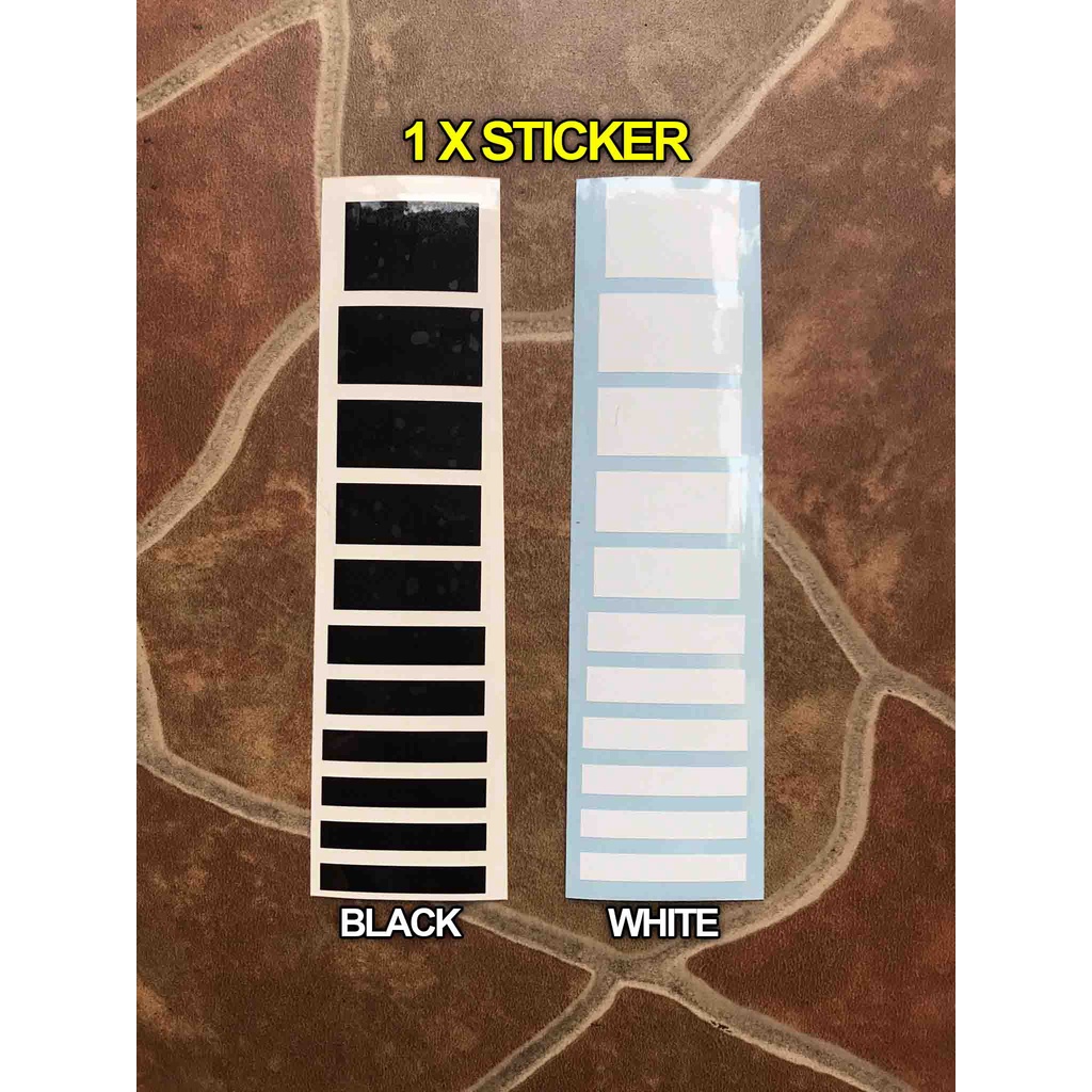 Inlay Bass Sticker 4 String Box Fretboard Block Guitar Bass Fingerboard ...