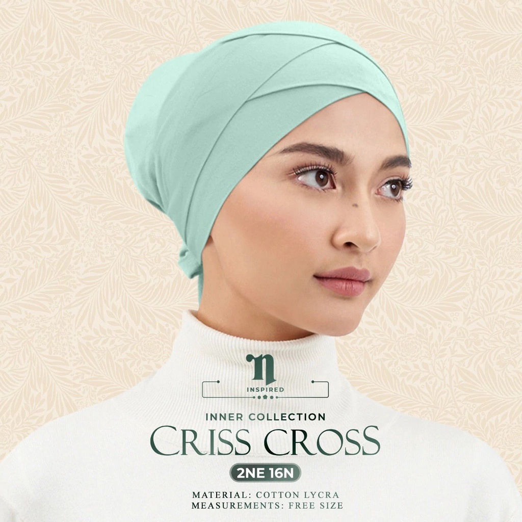 Scarf Inner Hijab Vietnam Inspired Naelofar Criss Cross Collection ...