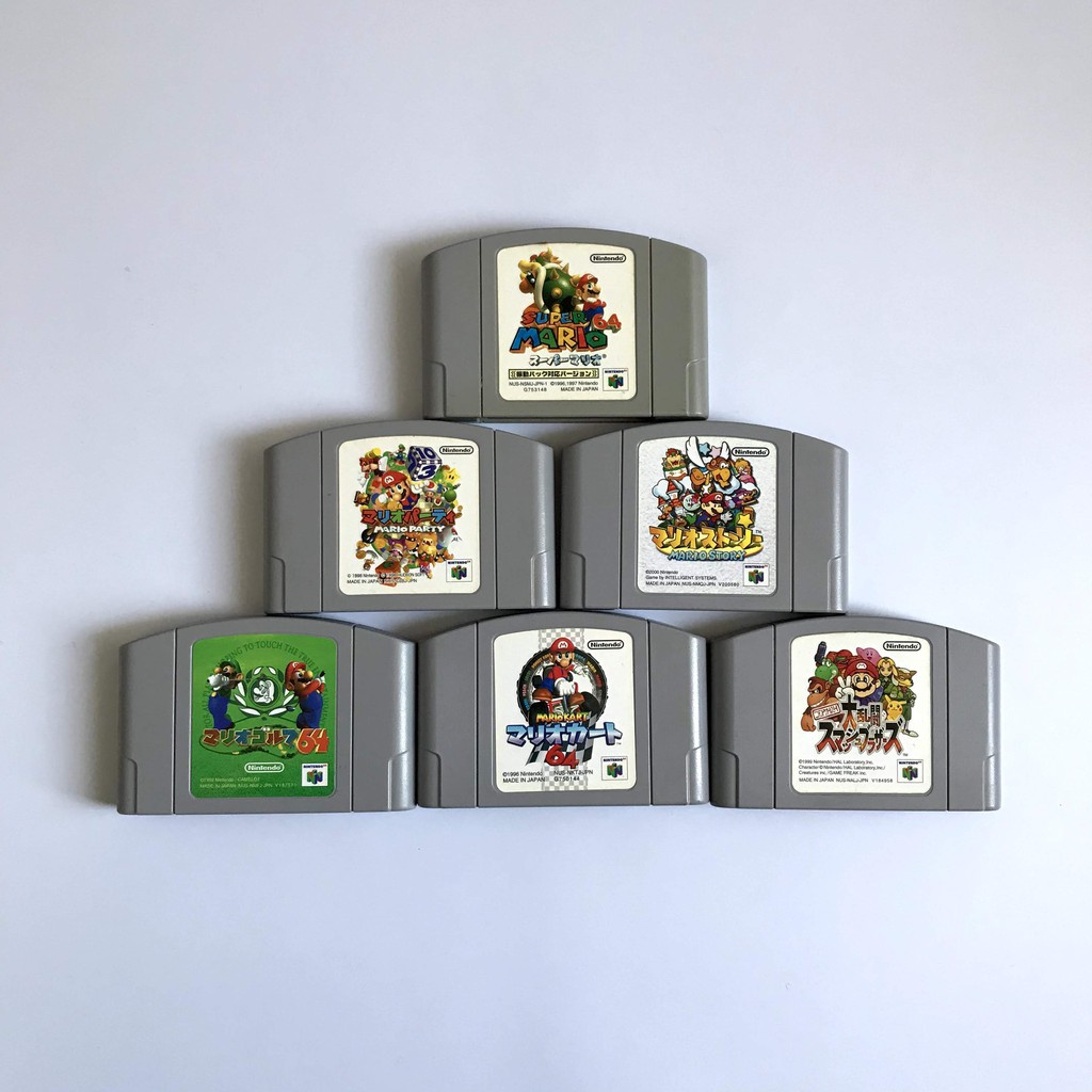 Nintendo 64 Japan N64 Game Lot Mario Party3 Story Golf Cart Smash ...