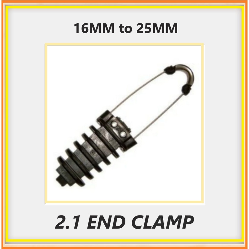 ABC CABLE Insulated End Clamp / Dead End Clamp (16mm to 25mm) (50mm to ...