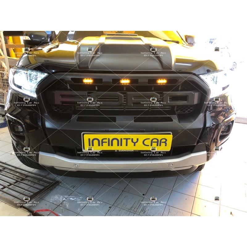 Ford Ranger Wildtrak T8 2019-2021 Front Grill With LED | Shopee Malaysia
