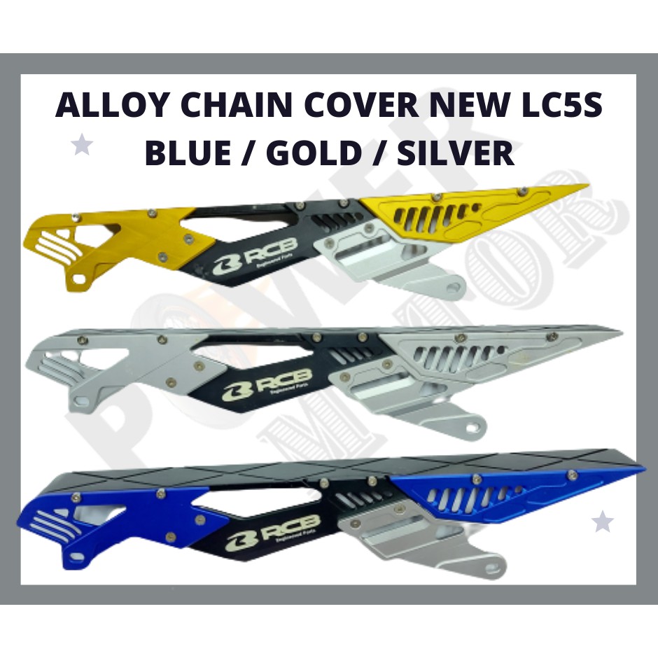 RCB ALLOY CHAIN COVER NEW LC5S / YAMAHA Y15ZR / RS150R | Shopee Malaysia