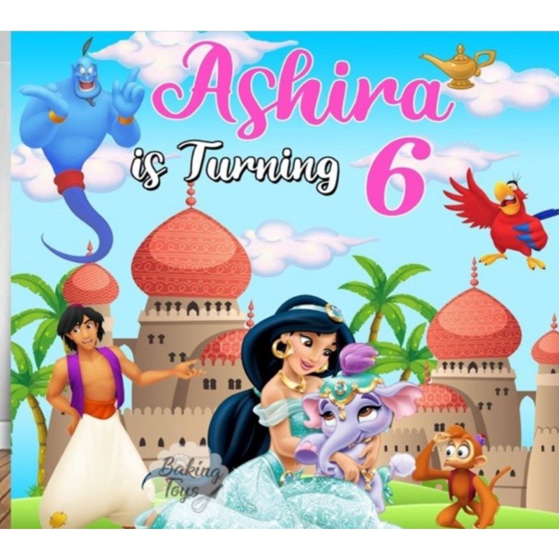 Aladdin custom Theme Backdrop Package | Shopee Malaysia