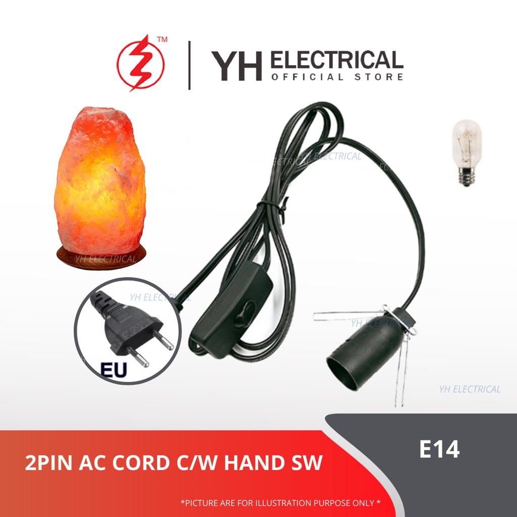 SAIT LAMP HOLDER E14 C/W CLIP SET/ AC CORD DIMMER / ON OFF SWITCH C/W ...
