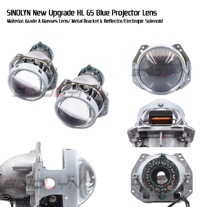 3.0 inch HID Bi-xenon Projector Lens For Hella D1S D2S D3S D4S Car ...