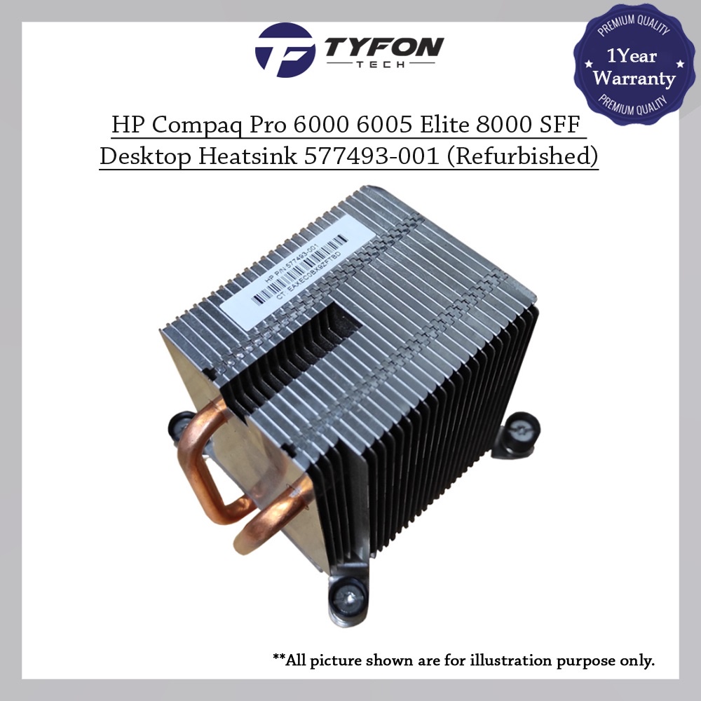 HP Compaq Pro 6000 6005 Elite 8000 SFF Desktop Heatsink 577493-001 ... HP Compaq Pro 6000 6005 Elite 8000 SFF Desktop Heatsink 577493-001 ...