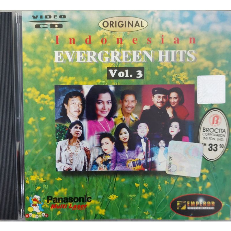 Original VCD Indonesian Evergreen Hits Vol.3 | Shopee Malaysia