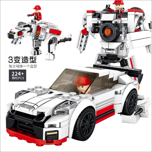 Sembo Block Famous Car 2in1 Robot Car Educational Children's Toy ...