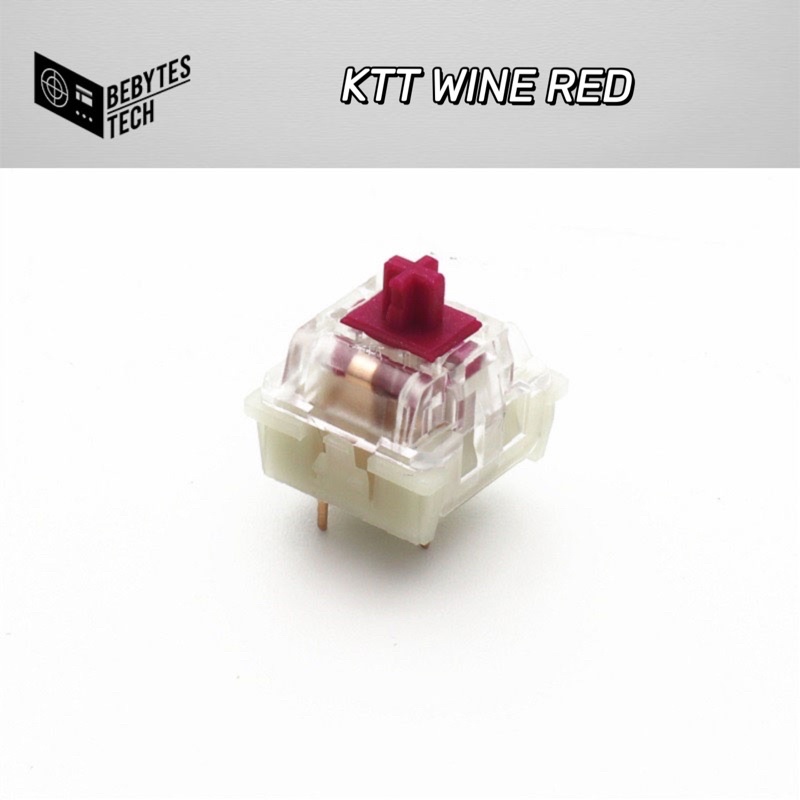 KTT Wine Red Keyboard Linear Switches | Shopee Malaysia