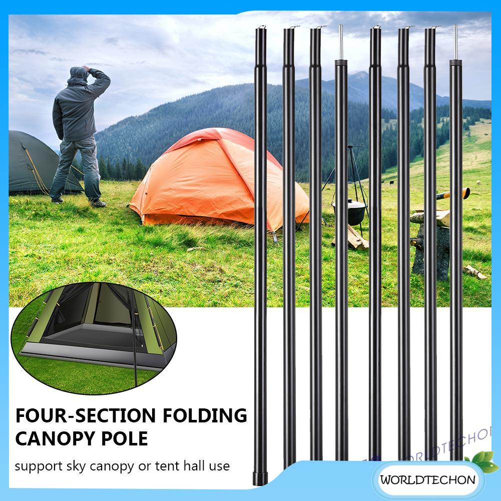 2m/6.6ft Tent Awning Pole Folding Canopy Rod Outdoor Camping ...