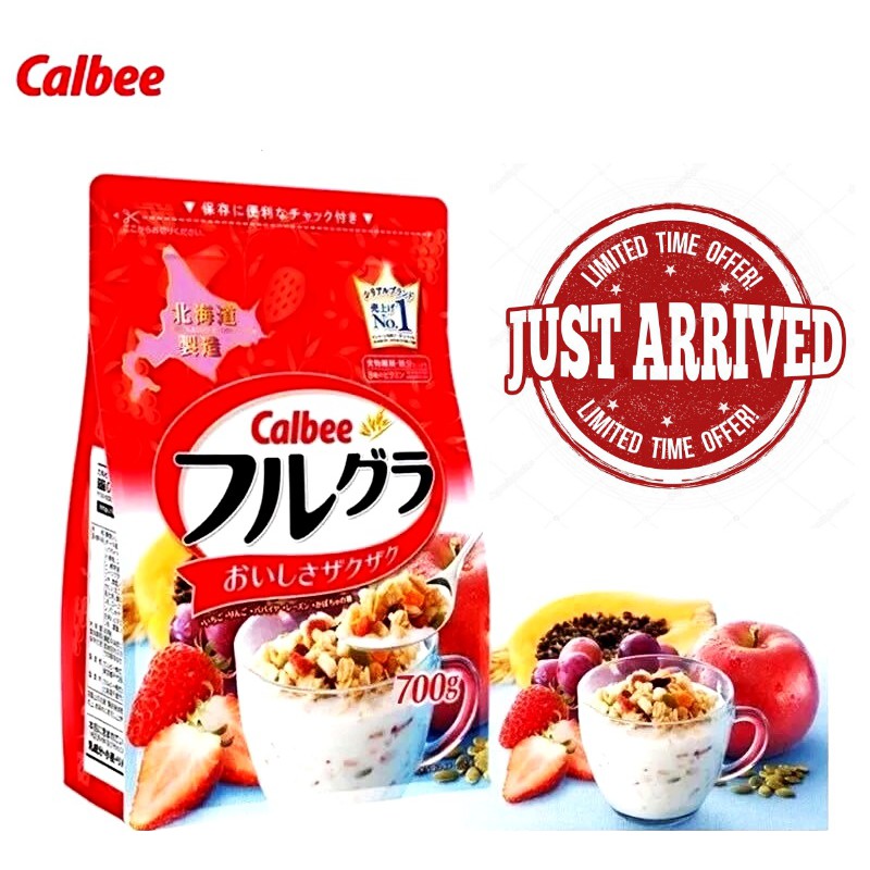 🇯🇵Japan Calbee Fruit Granola Breakfast Cereal 700g | Shopee Malaysia