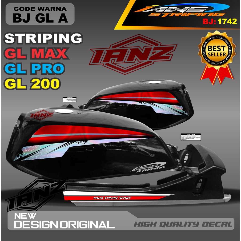 Gl PRO HOLOGRAM STRIPING STICKERS / GL MAX STICKERS HOLOGRAM VARIATIONS ...