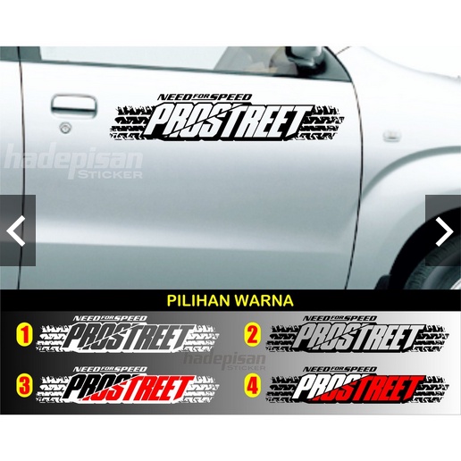 NEED FOR SPEED PROSTREET PRO STREET Car Window Body Cutting Sticker ...