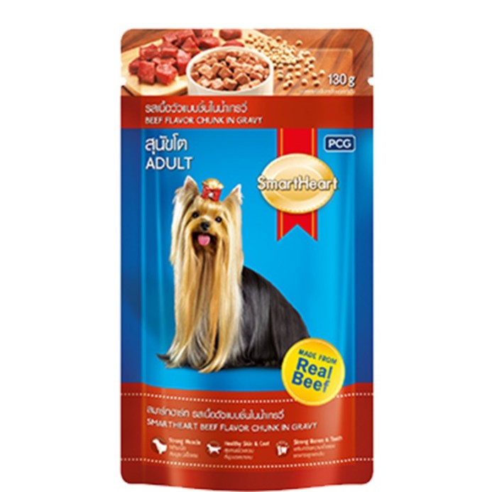 Pate/meat Sauce Packet for Adult Dogs Smartheart Beef Ball Flavor ...