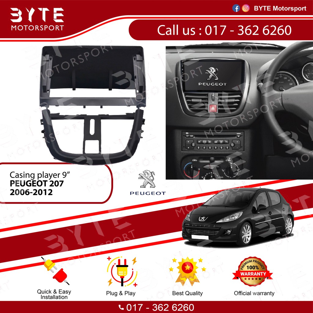 VESCUS 🦂️ Android Peugeot 207 2006-2012 T3L Android player 💥FOC Reverse Camera | Shopee Malaysia