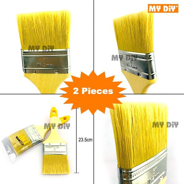 MYDIYHOMEDEPOT - High Quality UOFFC 3.0” Paint Brush With Wooden Handle ...