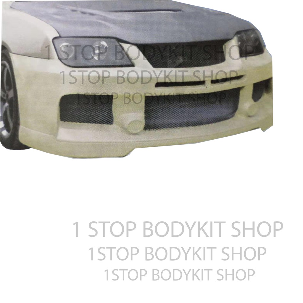 PROTON WAJA FRONT BUMPER (E9) FIBER(FIBERGLASS)SKIRT LIP BODYKIT ...