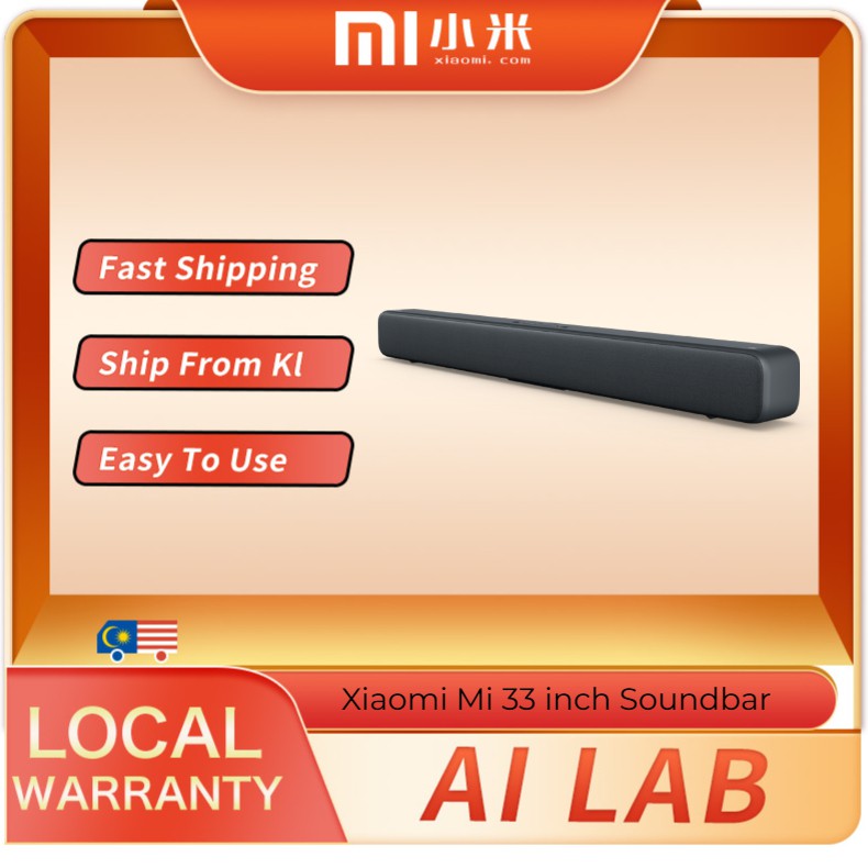 🔥Ready Stock🔥(BLACK/WHITE) Xiaomi Mi 33 inch Soundbar Bluetooth 4.2 ...