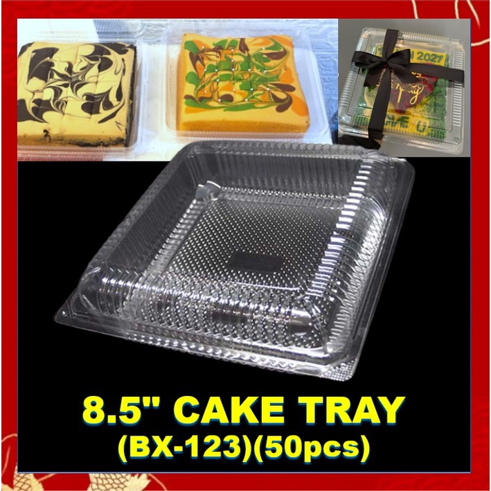 Benxon BX-123 8.5" Cake Tray with Lock [ 50pcs± ] Bakery Disposable ...