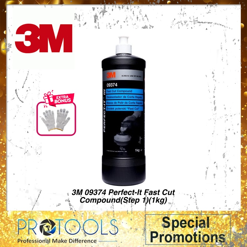 3M 09374 Perfect-It Fast Cut Compound(Step 1)(1kg) | Shopee Malaysia