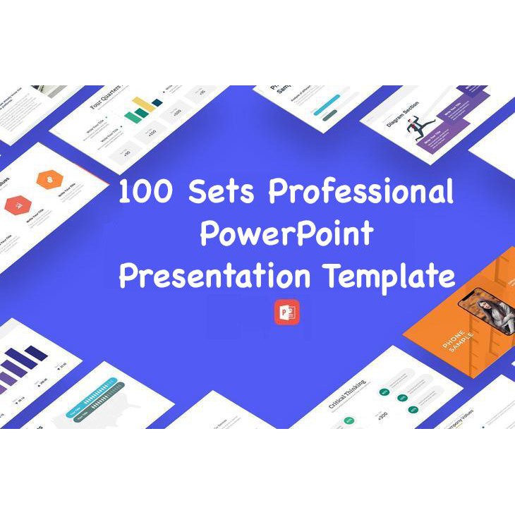 🔥PROMO🔥 100+ Sets Professional Powerpoint Presentation Premium Slides ...