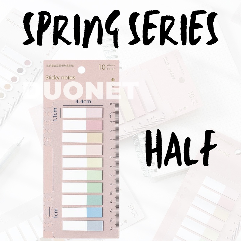 DUONET Morandi Sticky Note Post it Memo Notes Aesthetic Set Color ...