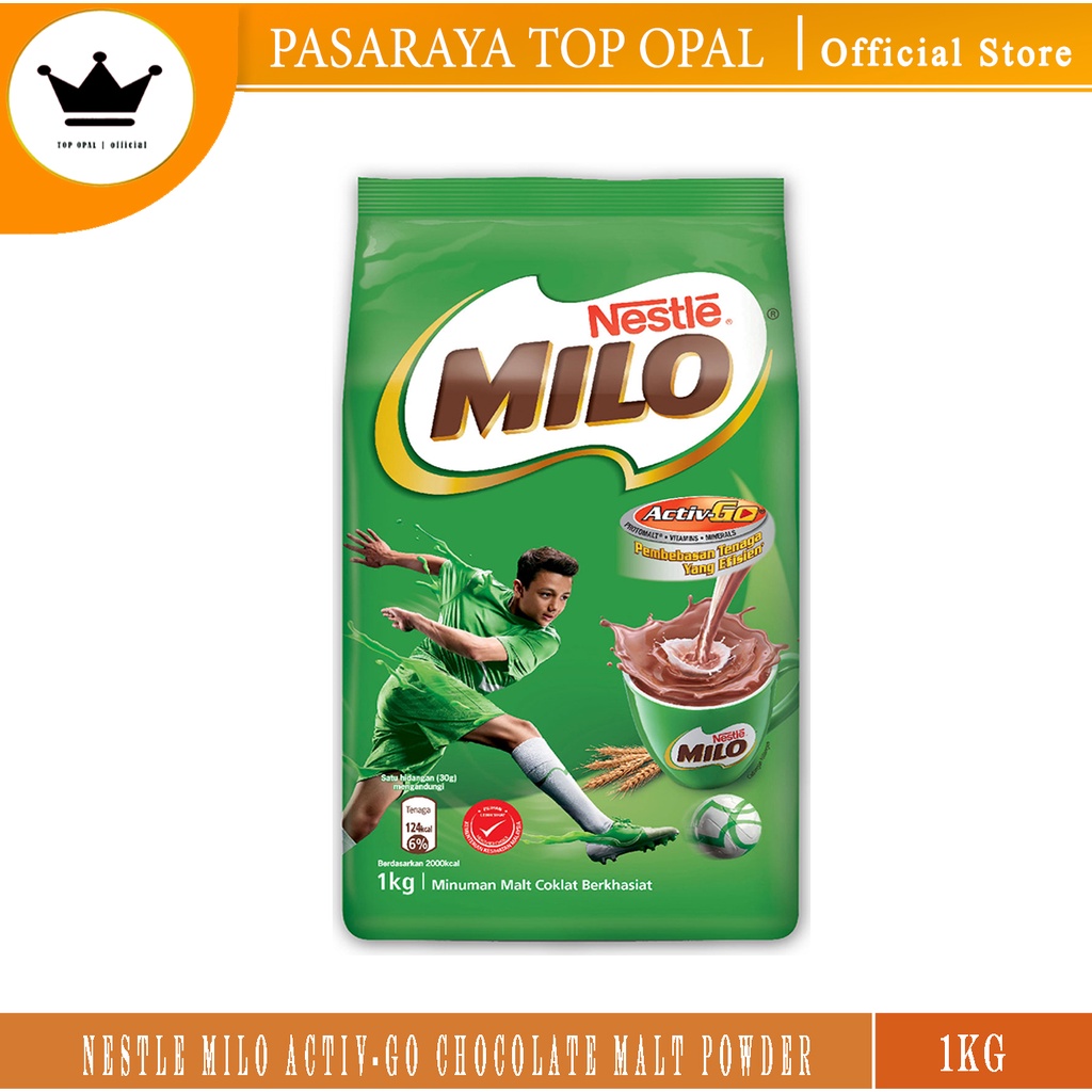 Nestle Milo Activ-Go Chocolate Malt Powder Softpack 1kg | Shopee Malaysia
