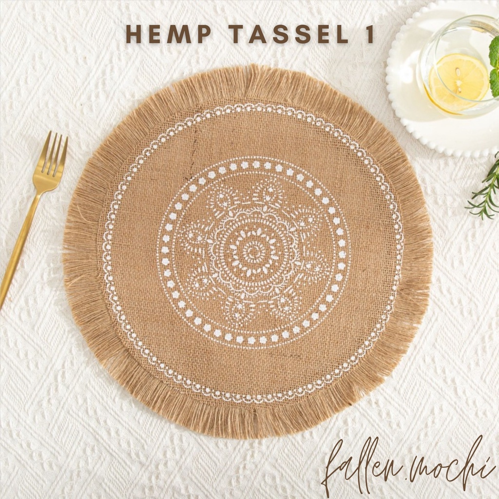 NORDIC Moroccan Style Linen Dining Mat Placemat Deskmat Photography ...
