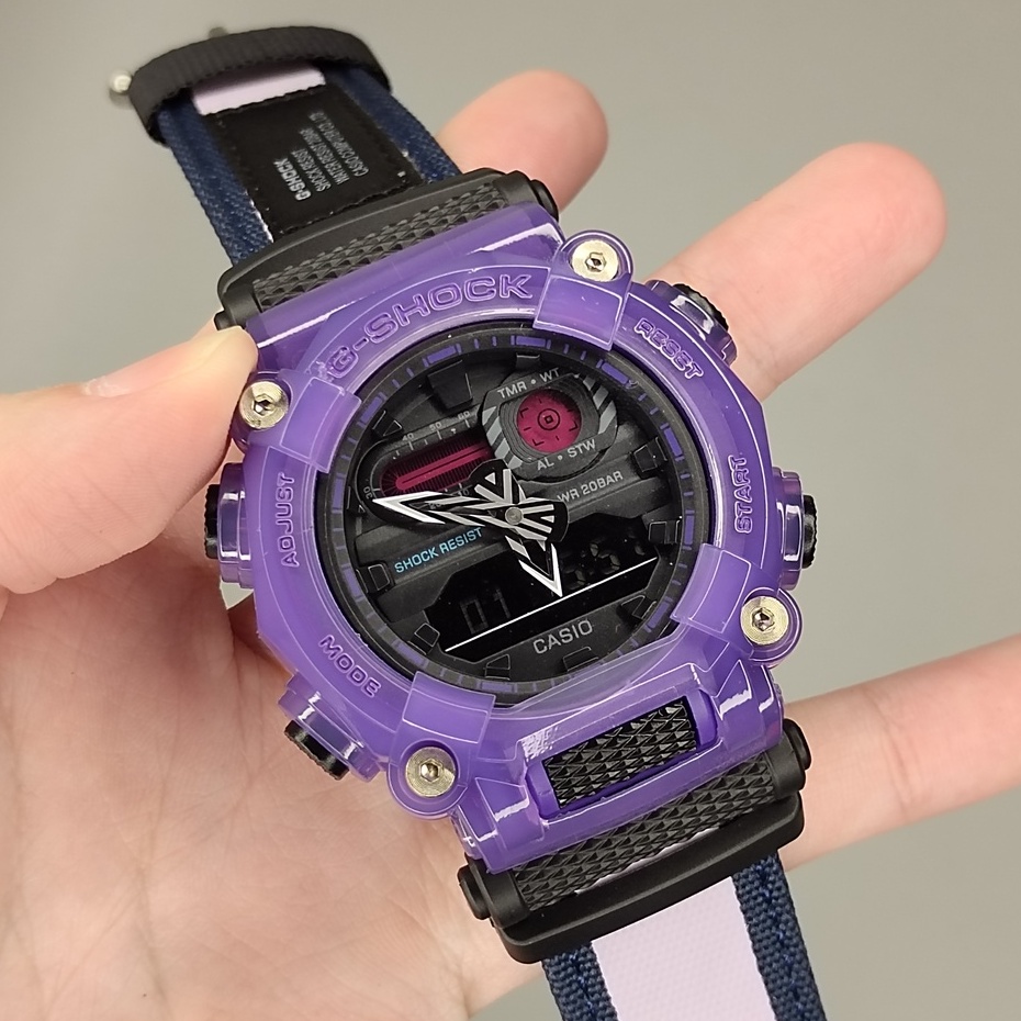 MAT MOTO 2020 GA-900 GA-900TS-6A PURPLE COLOUR/CLOTH STRAP / PREMIUM ...