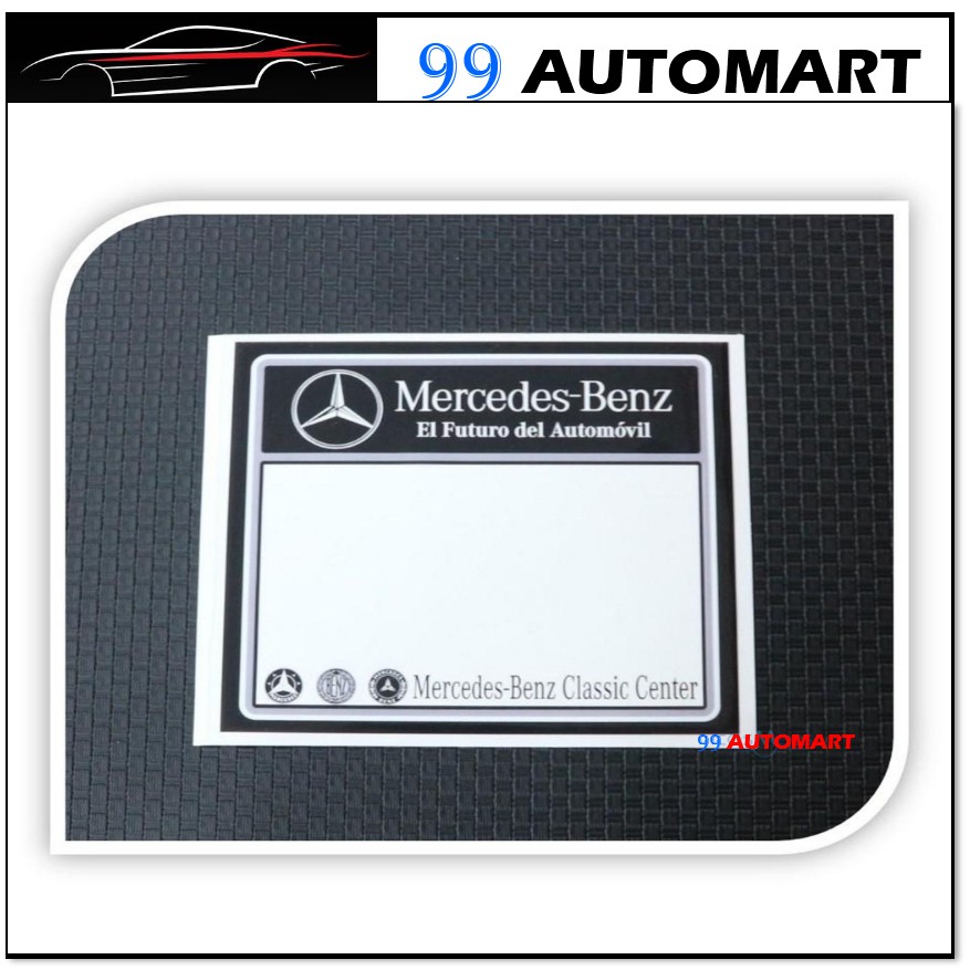 Car Road Tax Roadtax Sticker MERCEDES | Shopee Malaysia